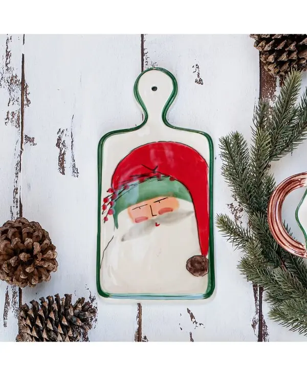 VIETRI Old St. Nick Small Cheese Board