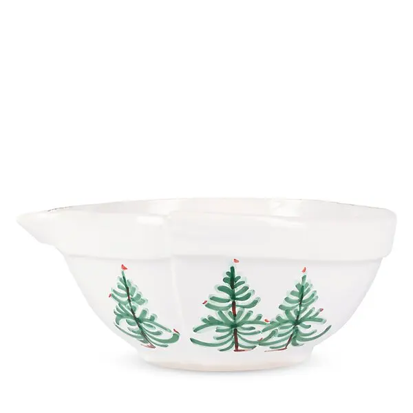 VIETRI Lastra Holiday Small Mixing Bowl - White
