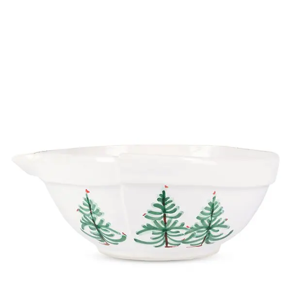 VIETRI Lastra Holiday Medium Mixing Bowl - White