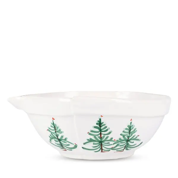 VIETRI Lastra Holiday Large Mixing Bowl - White