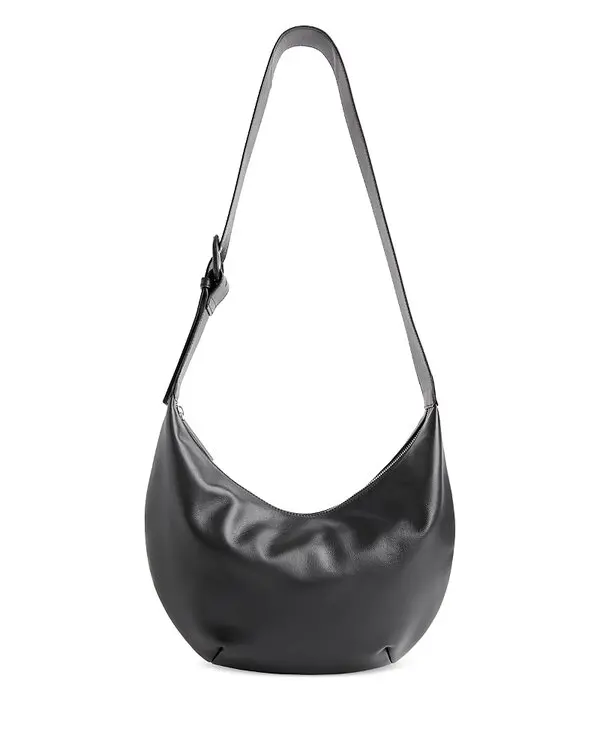 Whistles Sia Curved Crossbody - Black