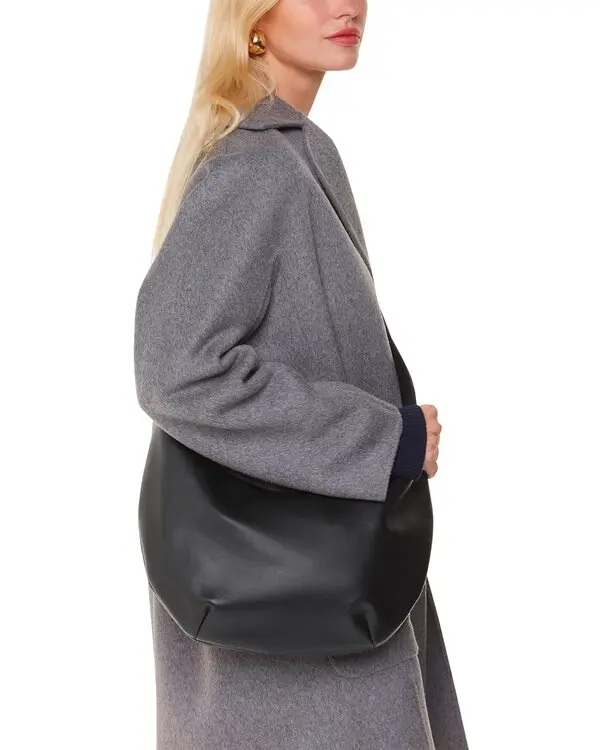 Whistles Sia Curved Crossbody - Black