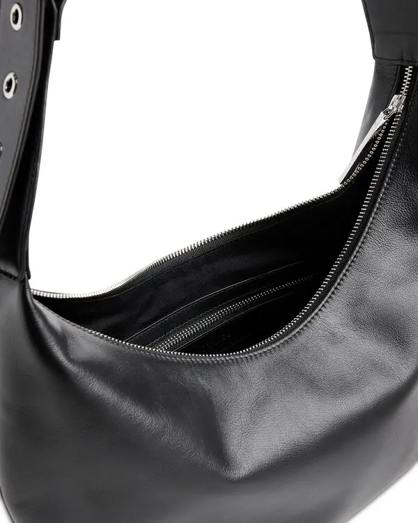 Whistles Sia Curved Crossbody - Black