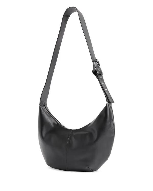 Whistles Sia Curved Crossbody - Black