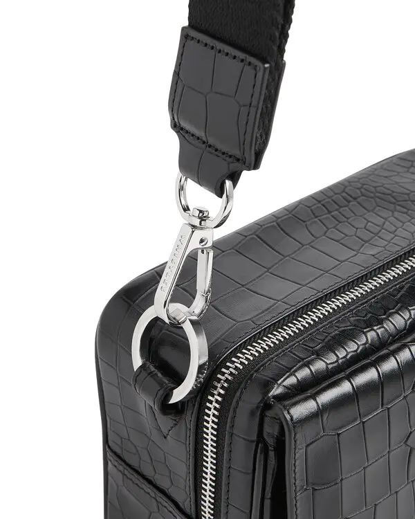 Whistles Bibi Croc Embossed Crossbody