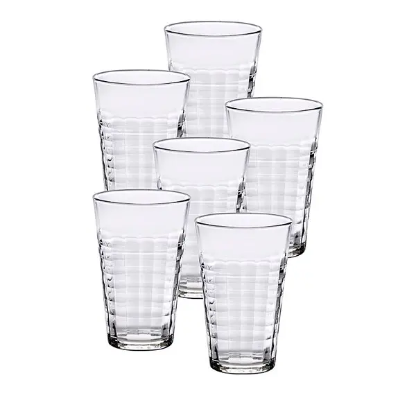 DURALEX Prisme 11.12 Oz. Tumbler, Set Of 6 - Clear