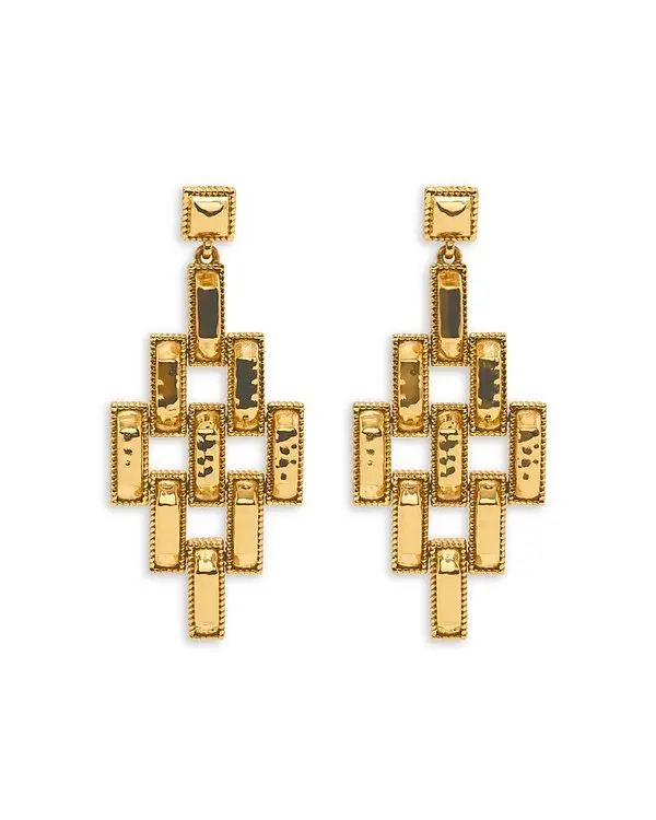 CAPUCINE DE WULF Pathway Chandelier Earrings - Gold