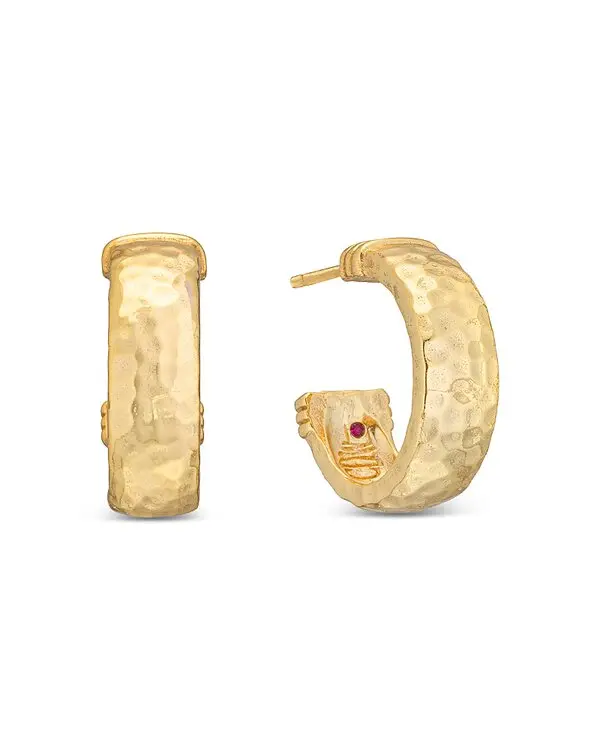 CAPUCINE DE WULF Cleopatra Small Hoop Earrings - Gold