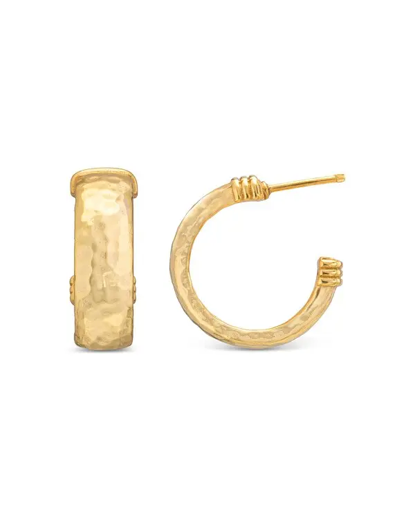 CAPUCINE DE WULF Cleopatra Small Hoop Earrings