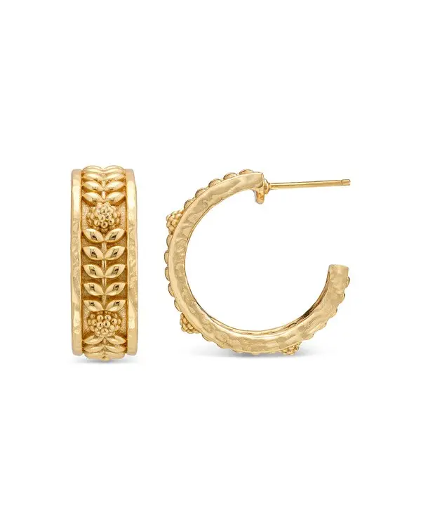 CAPUCINE DE WULF Berry Vine Hoop Earrings