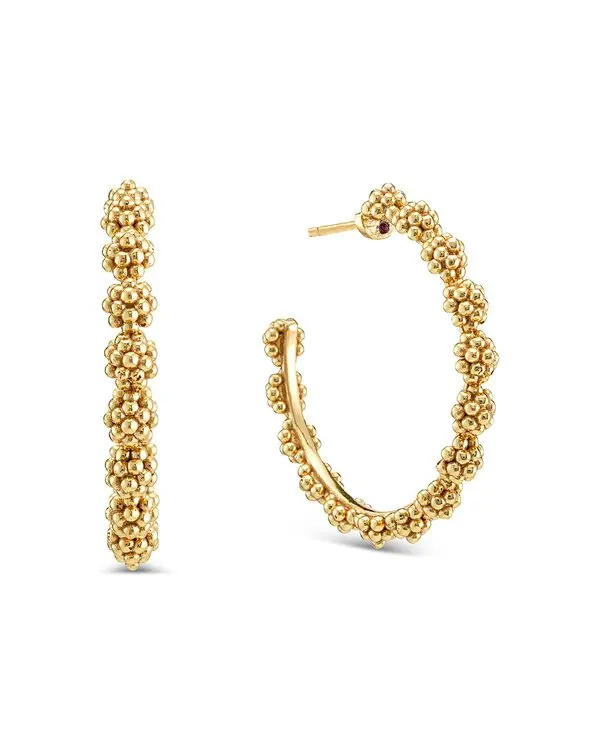 CAPUCINE DE WULF Berry Icon Medium Hoop Earrings - Gold