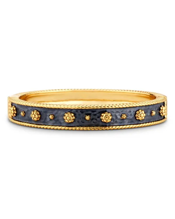 CAPUCINE DE WULF Two Tone Bangle Bracelet