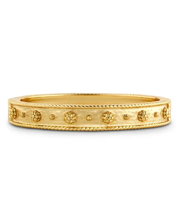 CAPUCINE DE WULF Berry Classic Hinged Bangle Bracelet - Gold