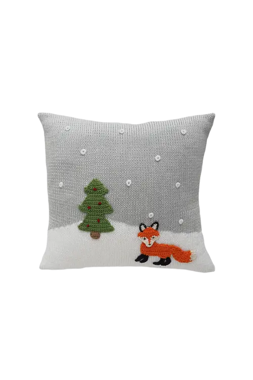 MELANGE COLLECTION 10" Fox Pillow