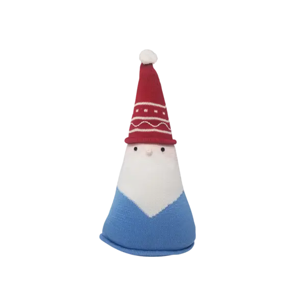 MELANGE COLLECTION Santa Cone Pillow - Blue