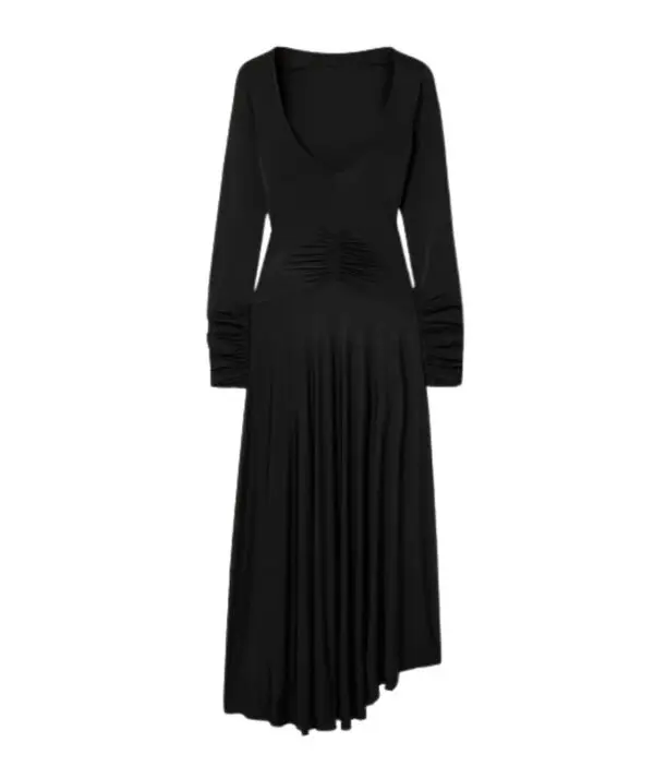 Acne Studios Ruched Stretch-jersey Maxi Dress