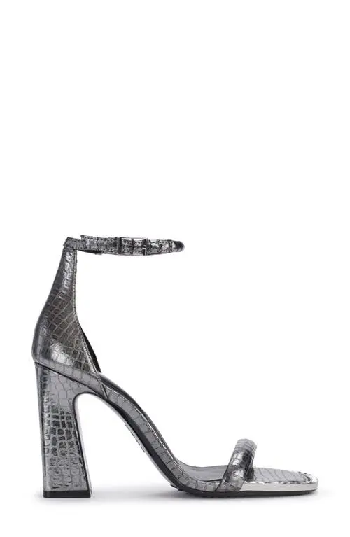 Dkny Waylin Ankle Strap Sandal - Nickel