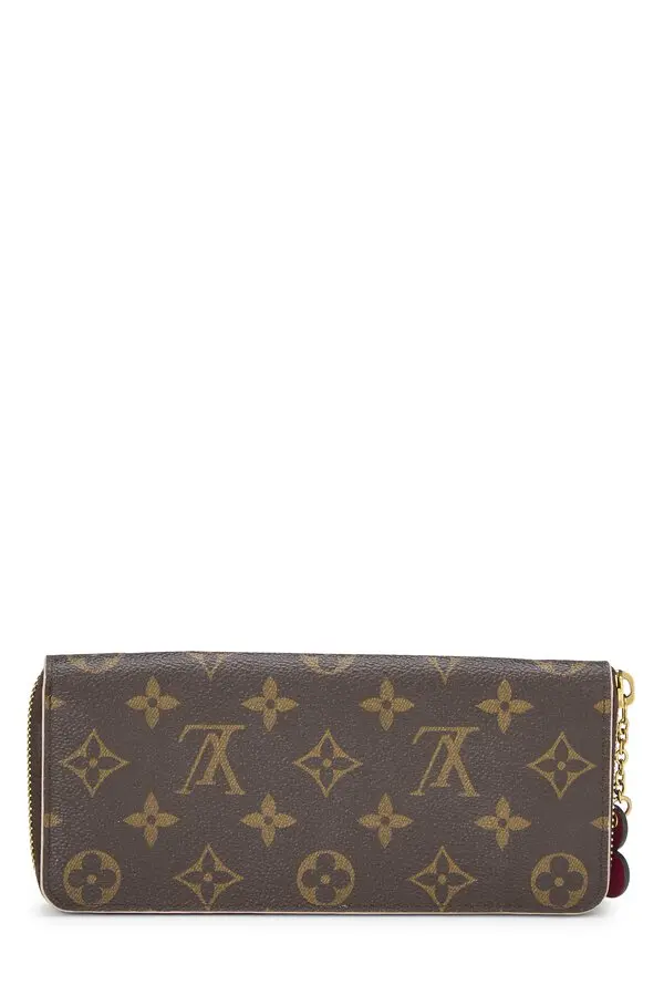 LOUIS VUITTON Monogram Blooming Flowers Clemence Wallet - Pink