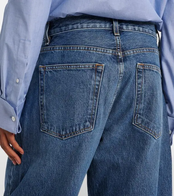 FRAME The Bubble Barrel-leg Jeans