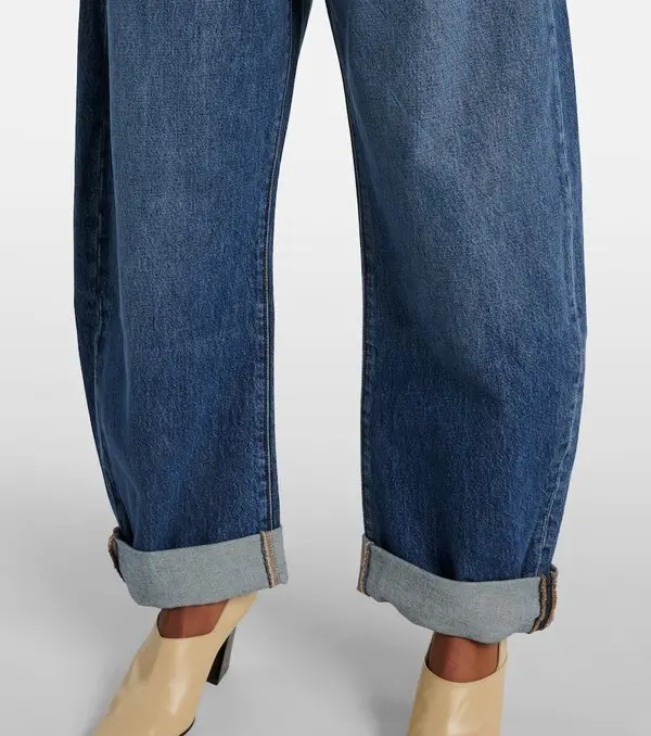 FRAME The Bubble Barrel-leg Jeans
