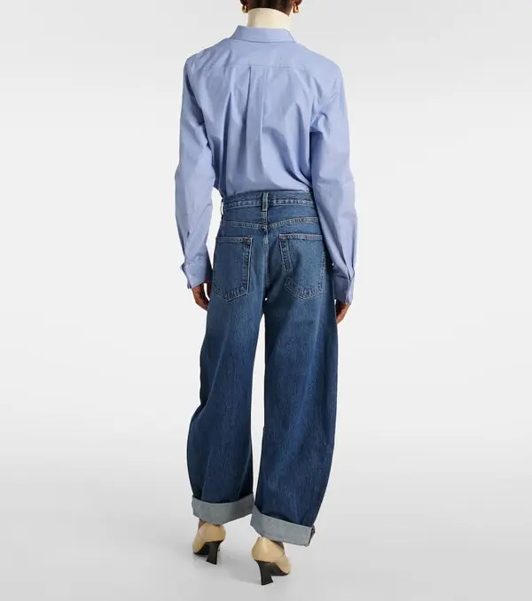 FRAME The Bubble Barrel-leg Jeans
