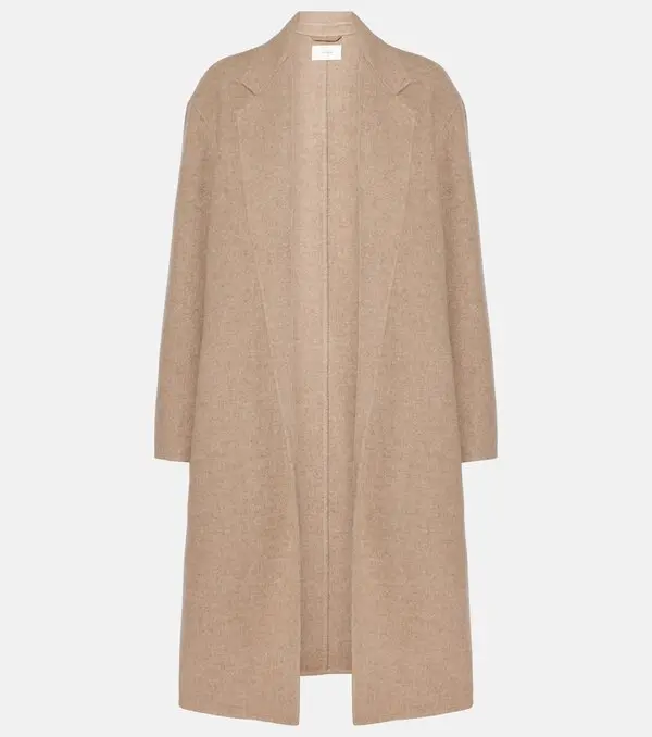 THE ROW Fedra Cashmere And Cotton Coat - Beige