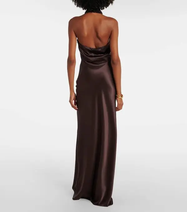 Veronica Beard Alberta Silk-blend Maxi Dress