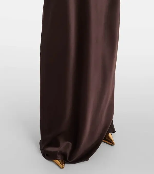 Veronica Beard Alberta Silk-blend Maxi Dress