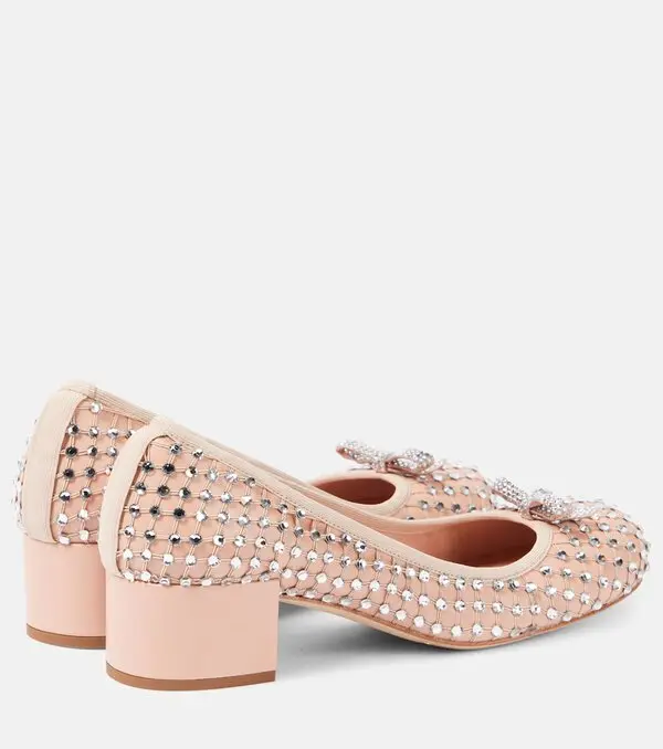 Rene Caovilla Embellished Pumps - Pink