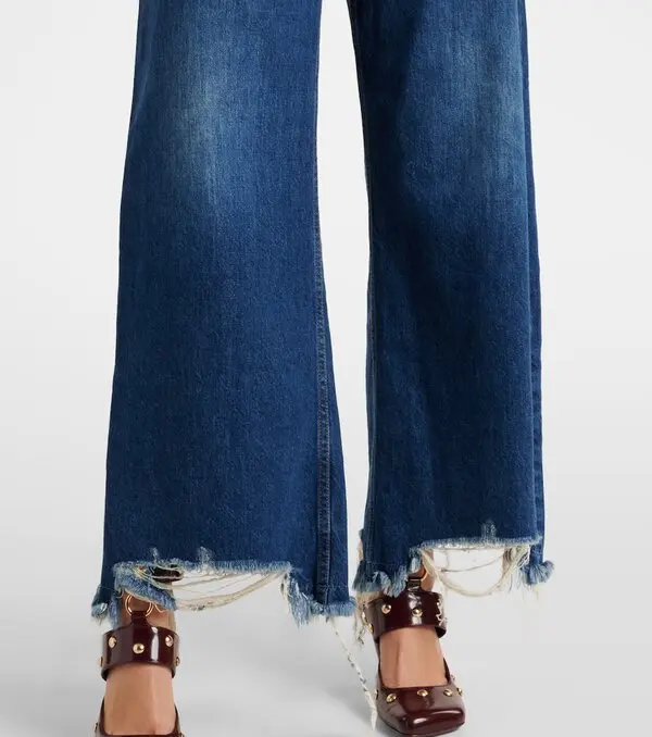 Chloé Mid-rise Wide-leg Jeans