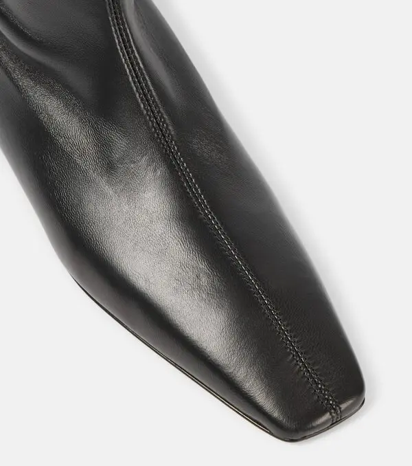 TOTEME Leather Sock Boots