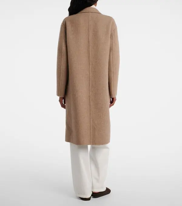 THE ROW Fedra Cashmere And Cotton Coat - Beige