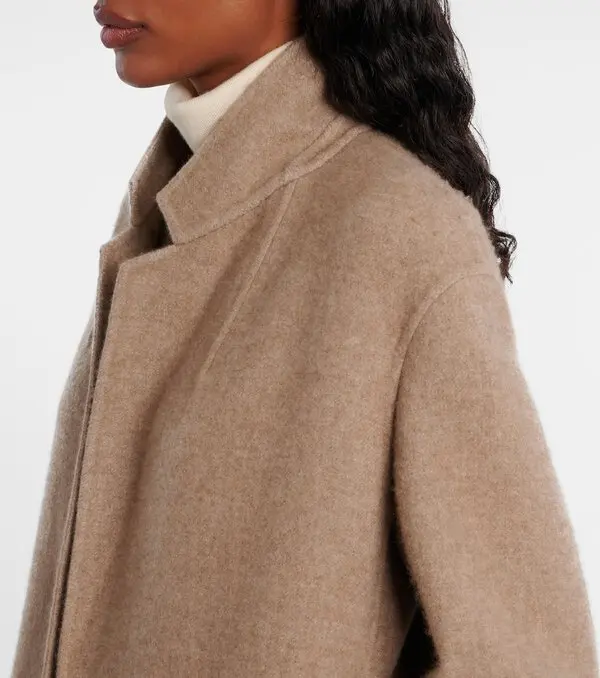 THE ROW Fedra Cashmere And Cotton Coat - Beige