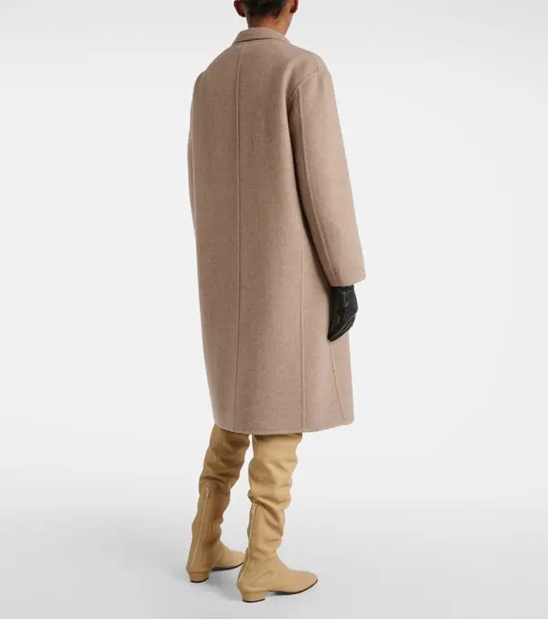 THE ROW Fedra Cashmere And Cotton Coat - Beige