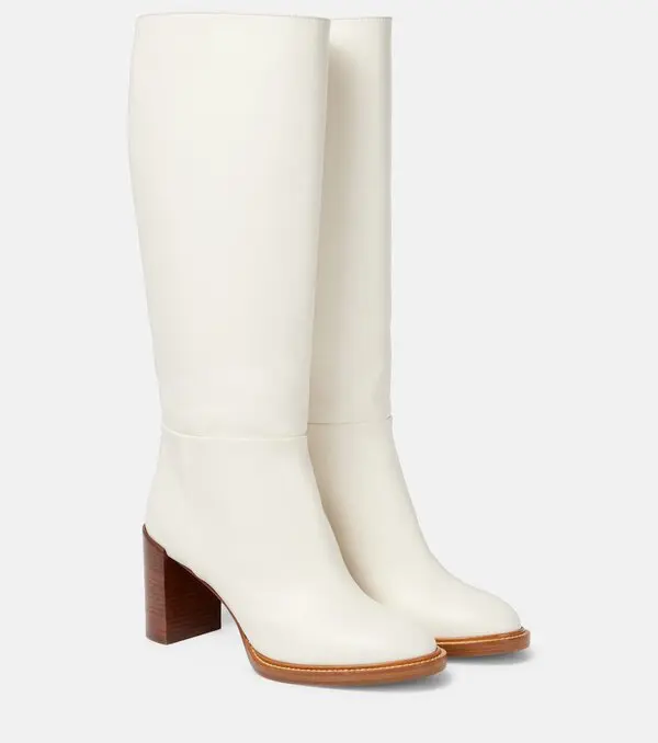 Gabriela Hearst Bocca Knee-high Boots - Neutrals