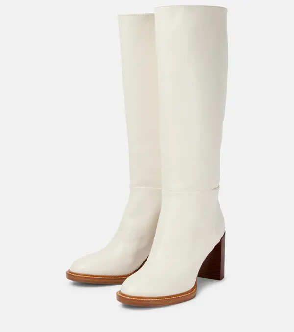 Gabriela Hearst Bocca Knee-high Boots - Neutrals