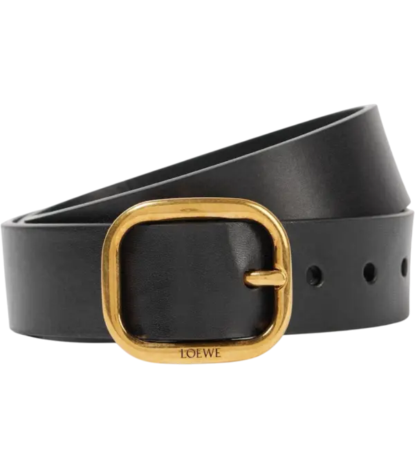 Loewe Leather Belt - Black