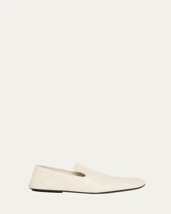 bottega veneta - Bottega Veneta Leather Foldable-Back Loafers