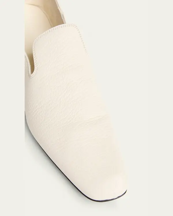 bottega veneta - Bottega Veneta Leather Foldable-Back Loafers