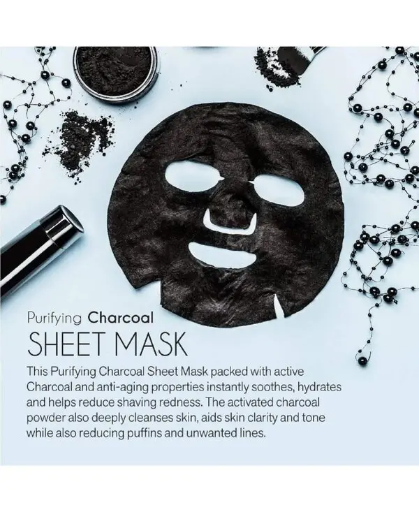 PURSONIC Purifying Charcoal Sheet Mask