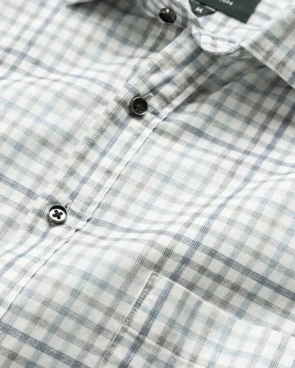 Rodd & Gunn Apos;s Brookdale Multi-check Corduroy Casual Button-down Shirt - Sky