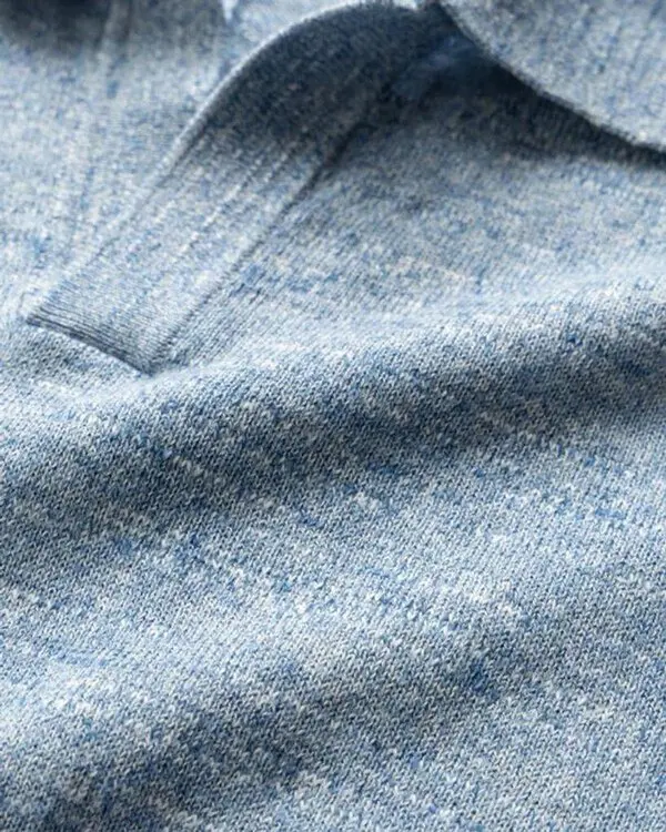 Rodd & Gunn Fortrose Cotton Polo Sweater - Ocean