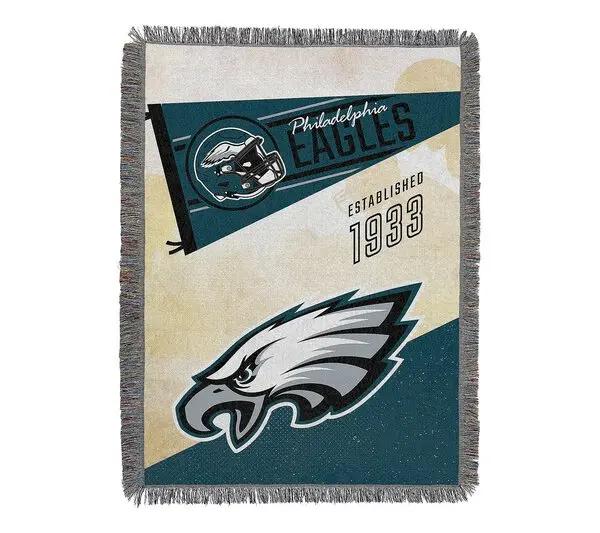 NFL 50' X 64' Woven Tapestry With Numbered Certificate - One-color