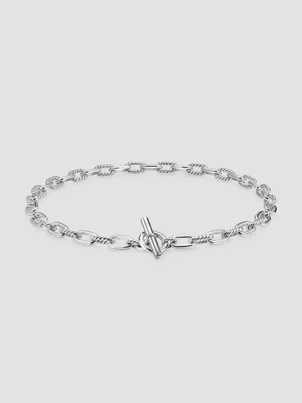 David Yurman Madison Toggle Chain Necklace In Sterling 8.5mm