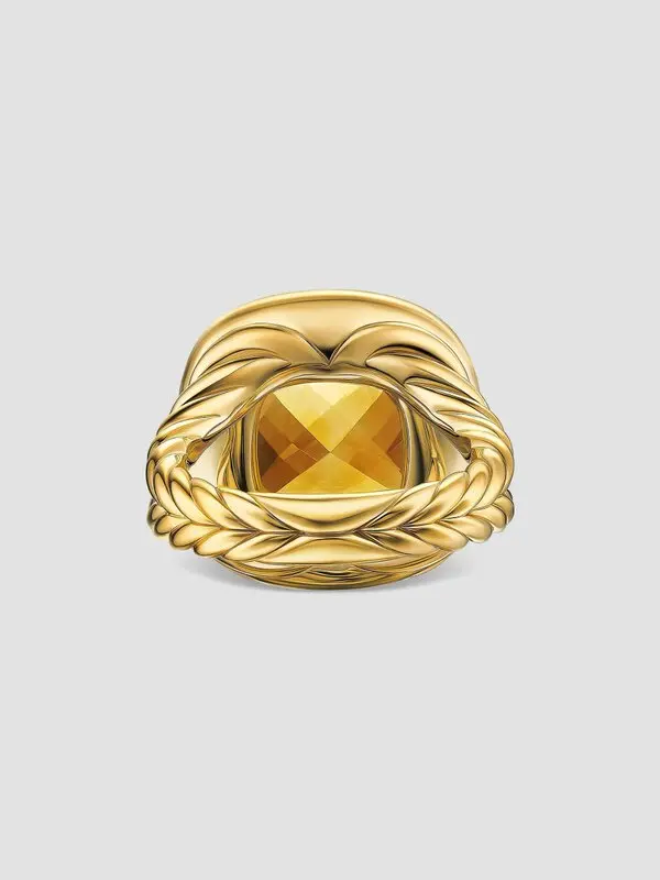 David Yurman Albion Ring In 18k Yellow Gold - Citrine