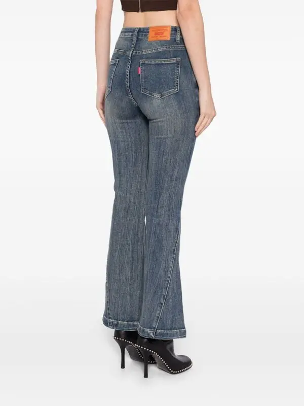 GROUND ZERO High-rise Flared Jeans
