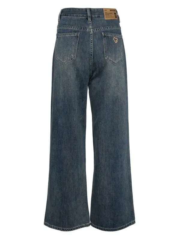 GROUND ZERO Fringed-edge Jeans