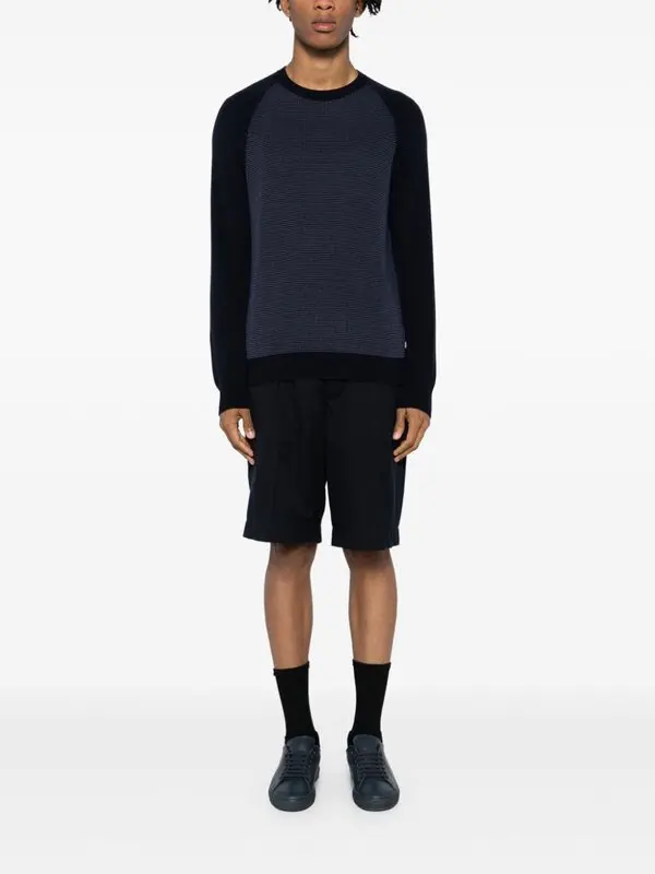 BOSS Dairon Two-tone Sweatshirt - Blue