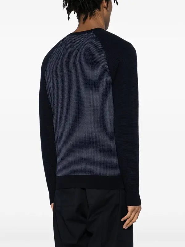 BOSS Dairon Two-tone Sweatshirt - Blue