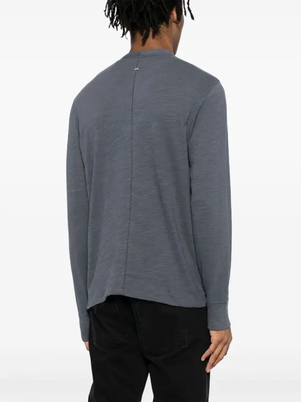 Rag & Bone Classic Flame Henley Polo Shirt